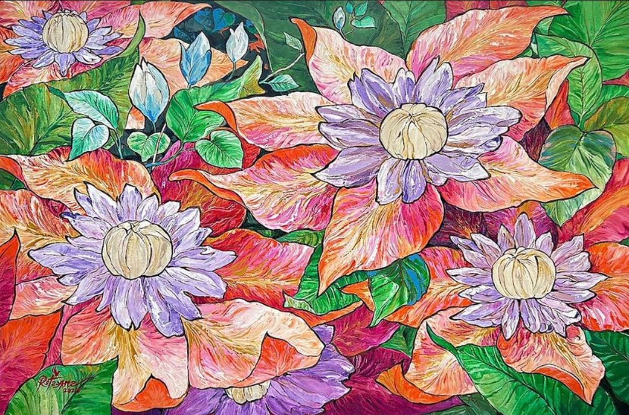 Clematis by Roderick Sta. Ana - Art Circle Gallery
