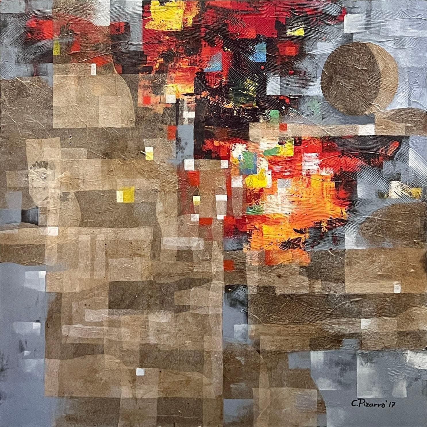 Ennore Oil Spill by Chris Pizarro - Art Circle Gallery