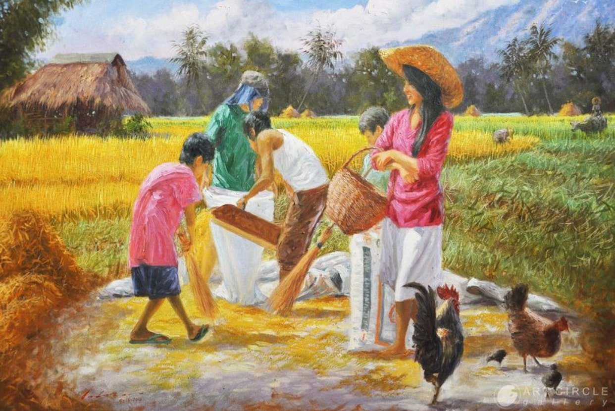 Pagpapala ng Maykapal by Henry Ordoña - Art Circle Gallery