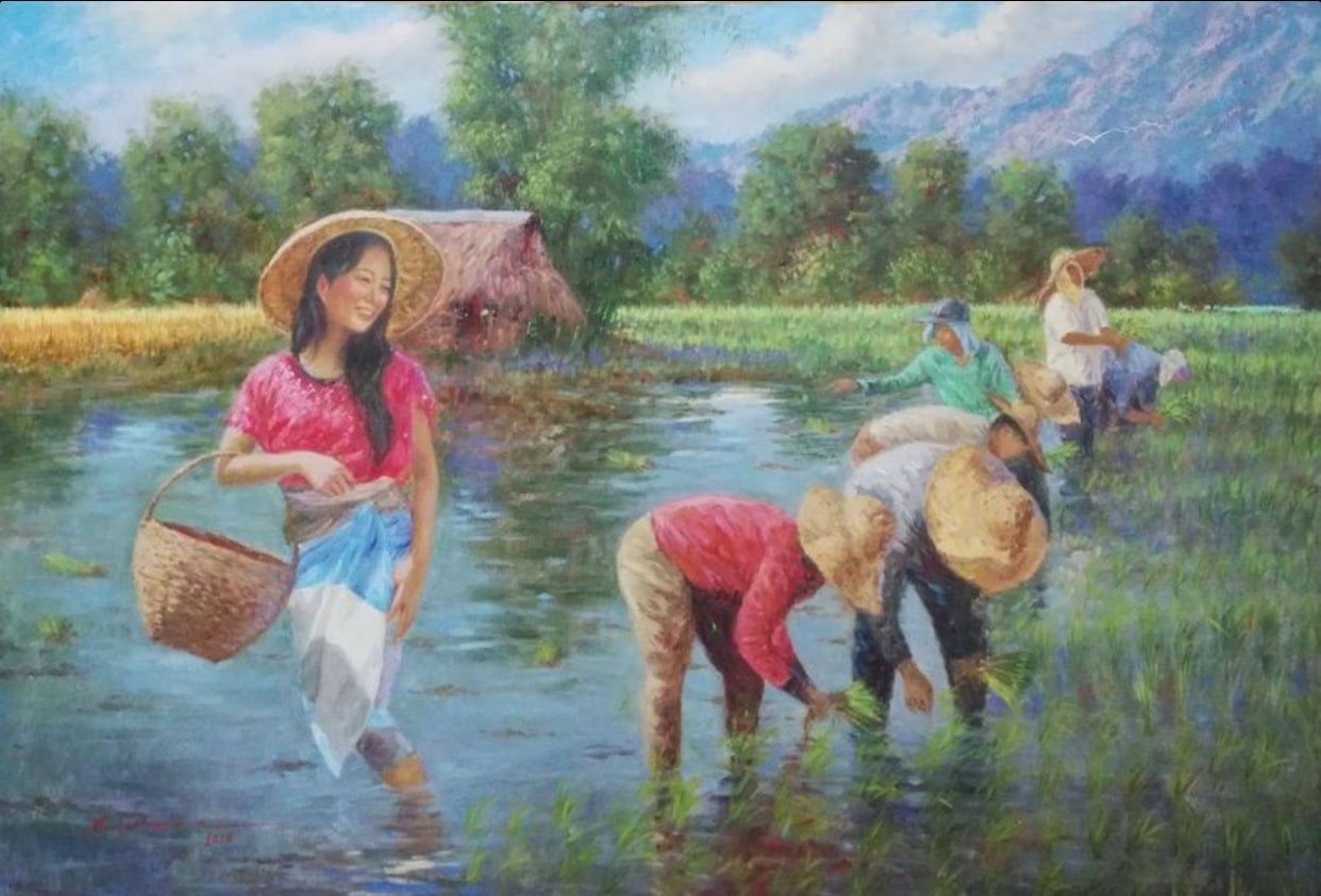 Panimulang Pagtatanim 3 by Henry Ordoña - Art Circle Gallery