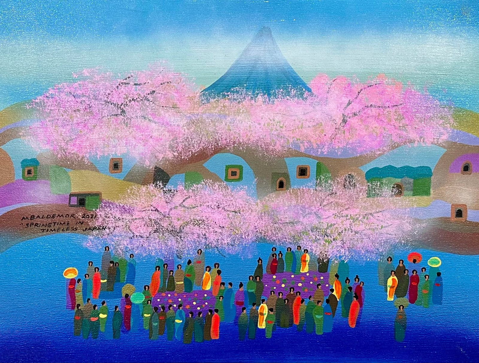 Springtime in Timeless Japan by Manuel Baldemor - Art Circle Gallery