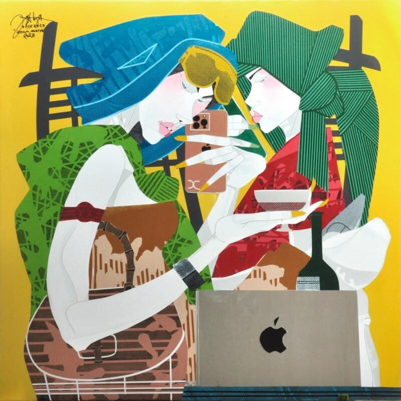 Zoom Meeting by Jeff Dizon - Art Circle Gallery