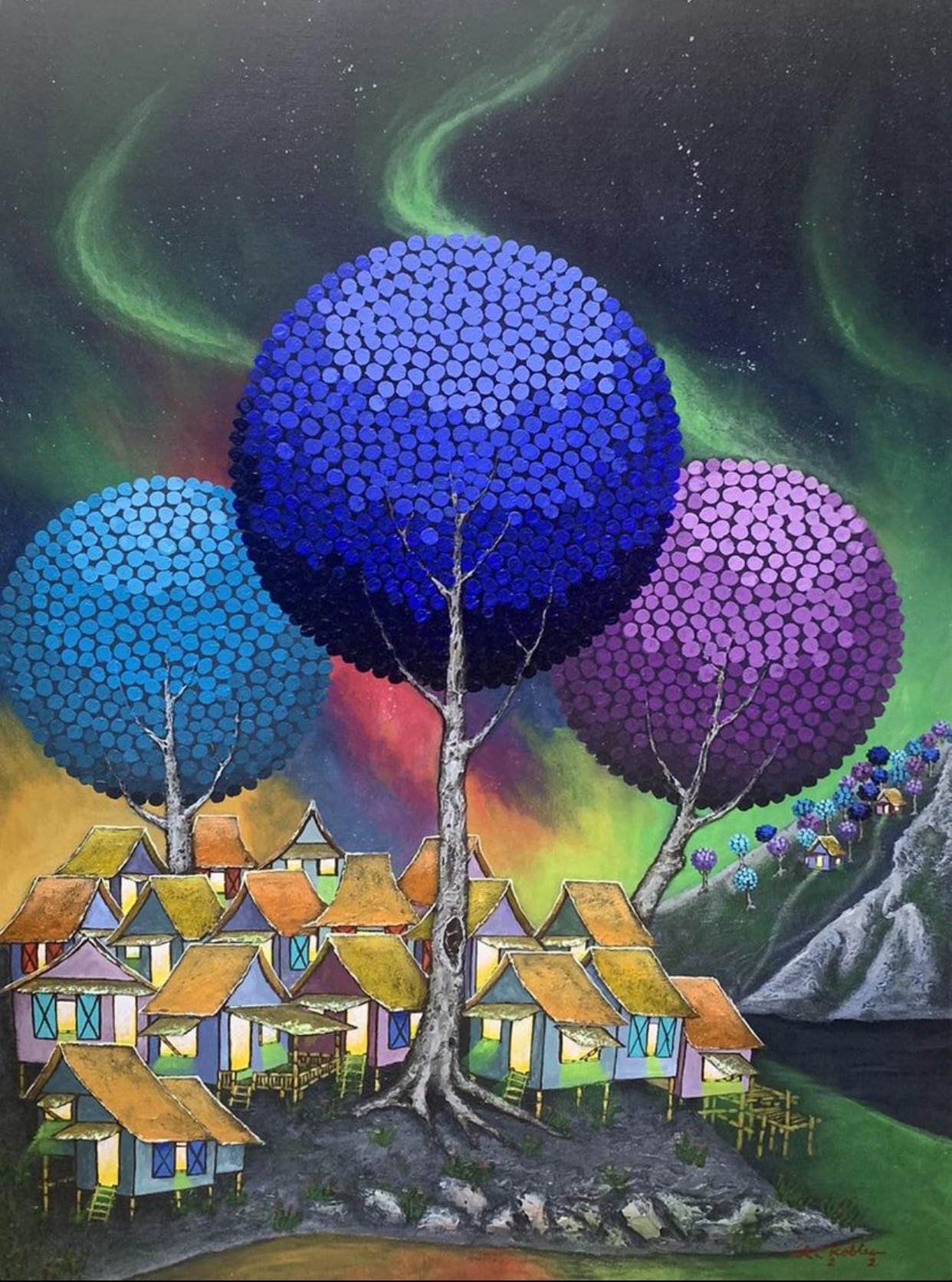Night Aura by Leo Robles - Art Circle Gallery