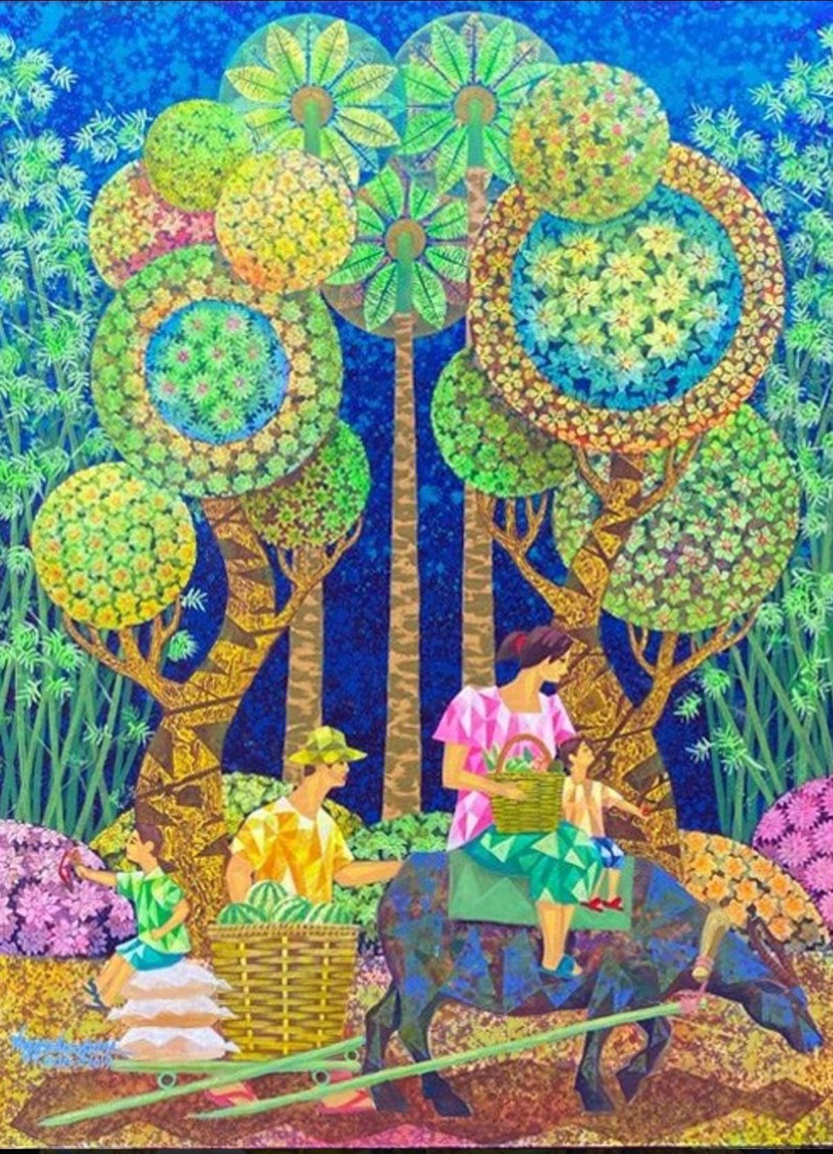 Barrio Life by Anthony Geduspan - Art Circle Gallery