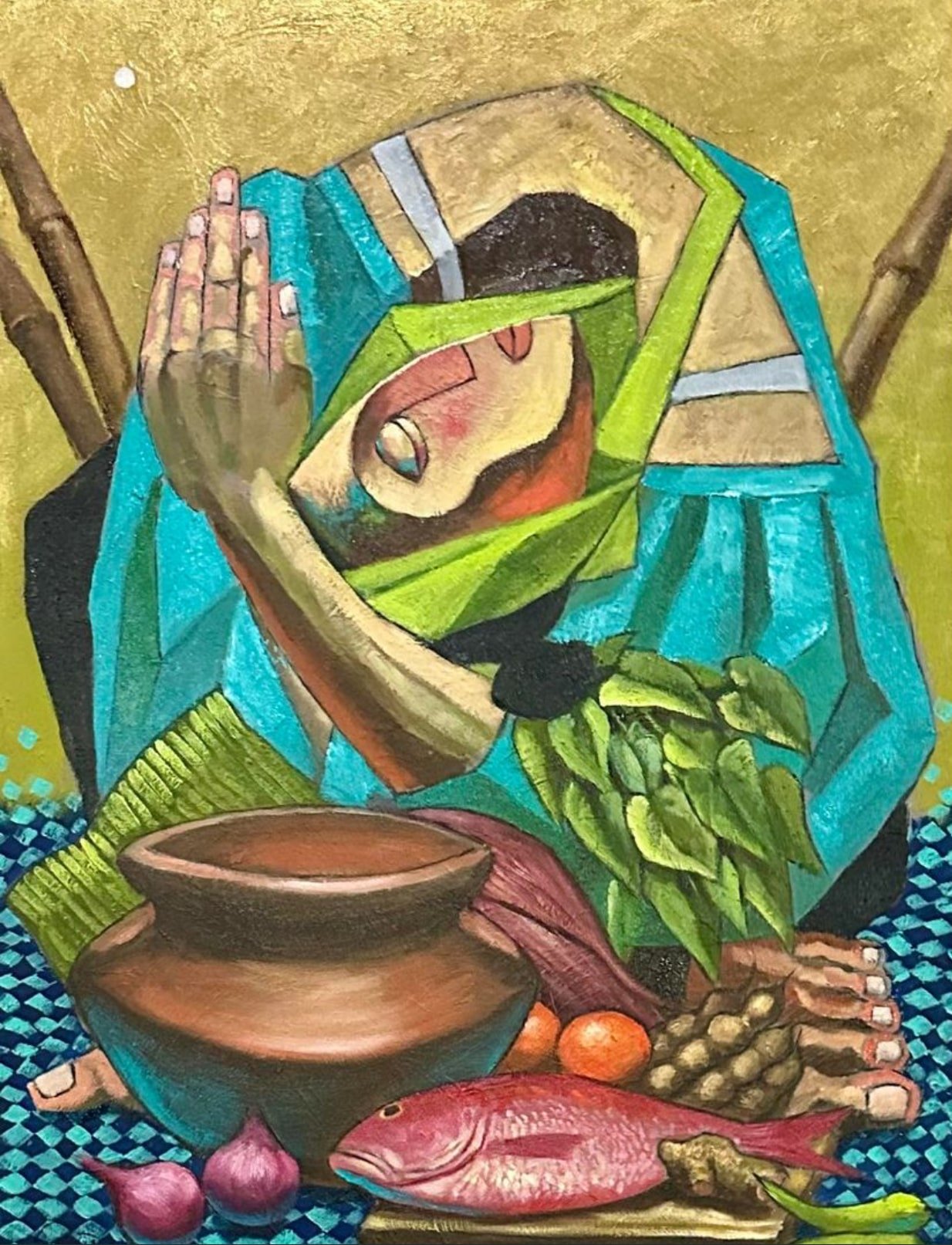 Pasalamat Sa Biyayang Handog by Jess Santos - Art Circle Gallery