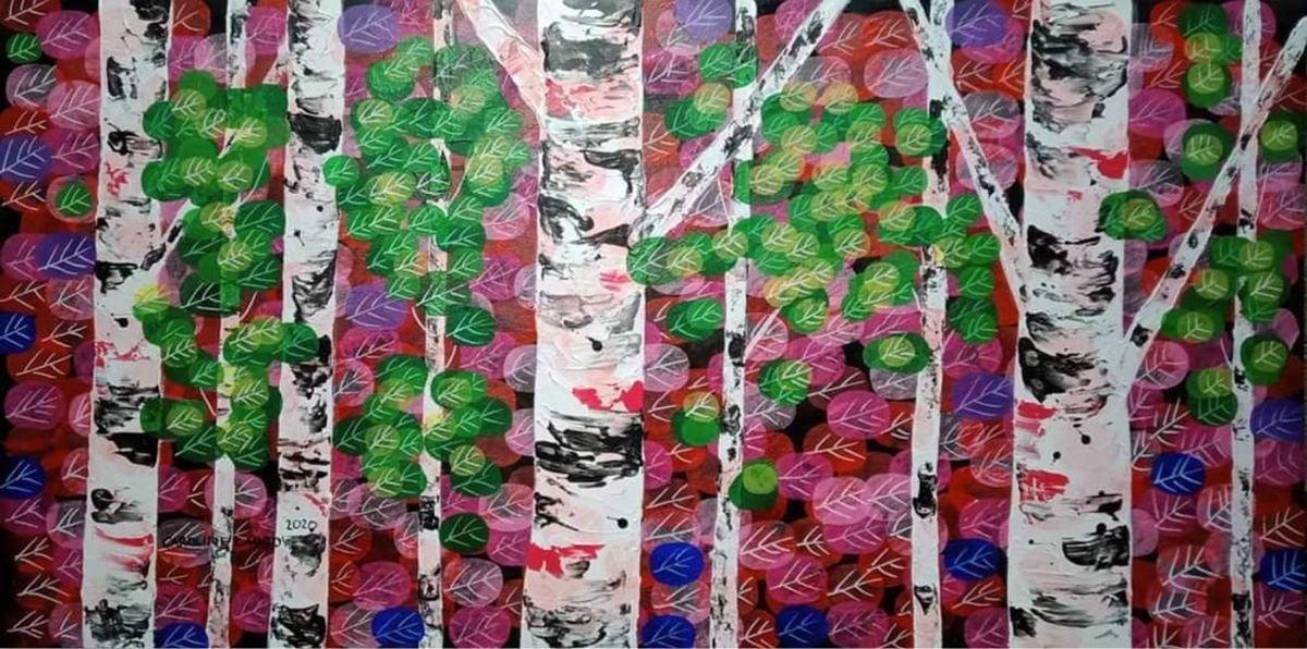 Birch Tree by Caroline Cainto - Art Circle Gallery