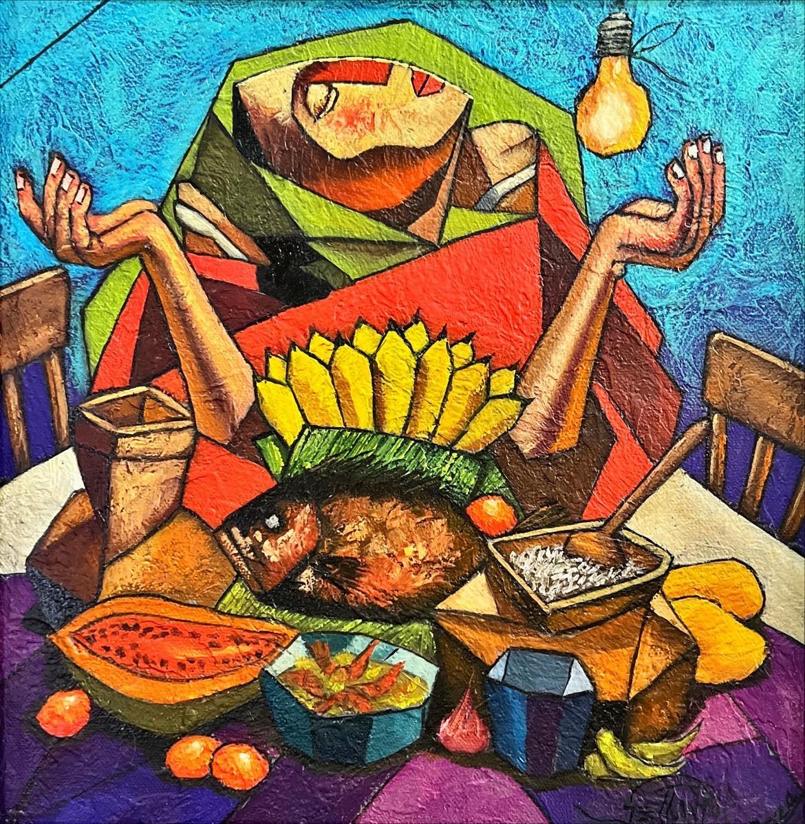 From Earth to Table by Jess Santos - Art Circle Gallery