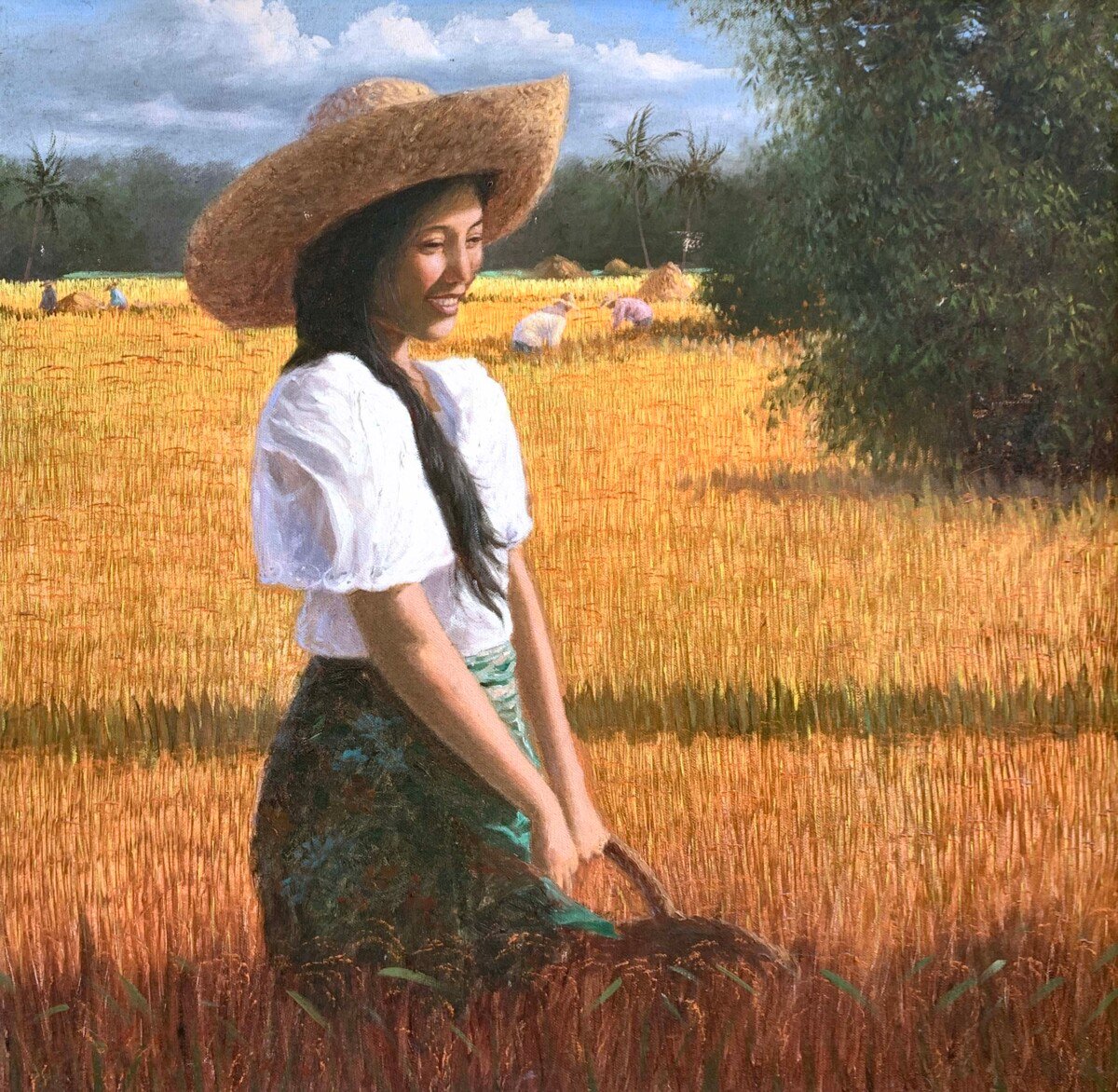 Awit 67:6 by Henry Ordoña - Art Circle Gallery