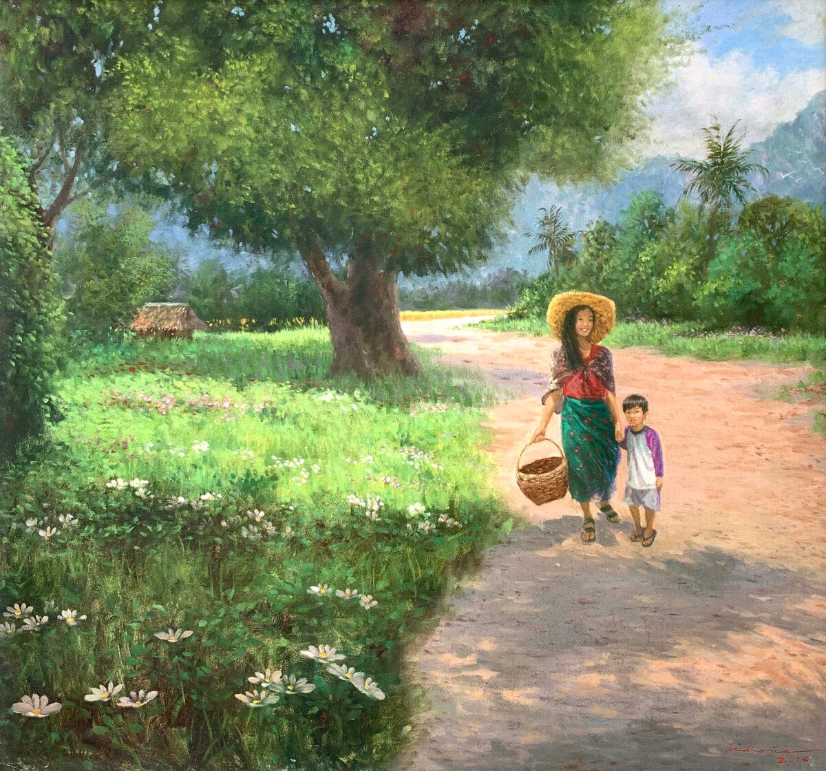 Walking Home with You by Henry Ordoña - Art Circle Gallery