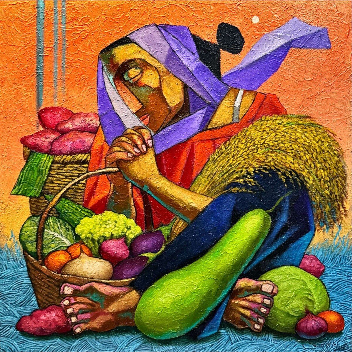 Tropical Abundance by Jess Santos - Art Circle Gallery