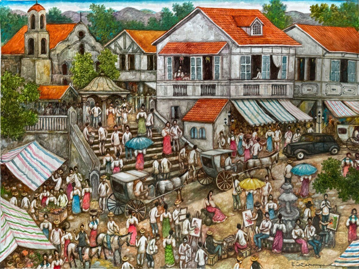 En Plein Air by Eberle Catampongan - Art Circle Gallery
