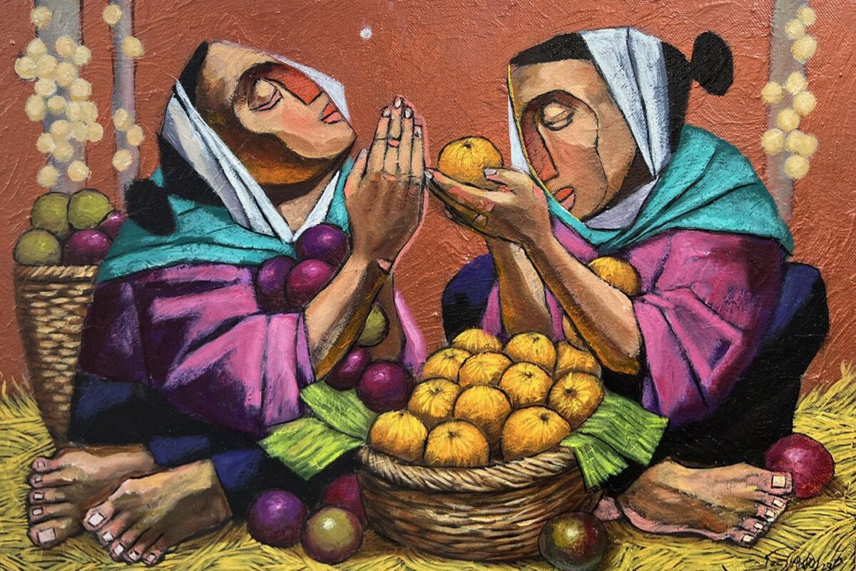 Gift of the Soul, Fruit of the Earth by Jess Santos - Art Circle Gallery