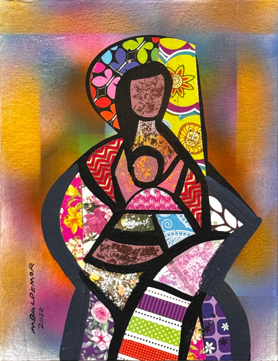 Yakap ni Nanay II by Manuel Baldemor - Art Circle Gallery