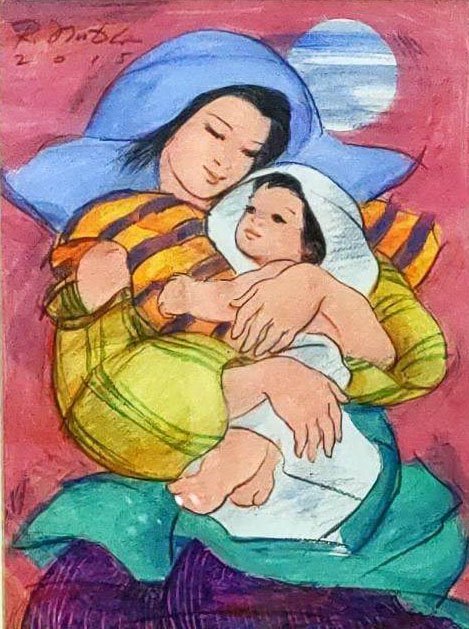 Mother and Child by Robert Nubla - Art Circle Gallery