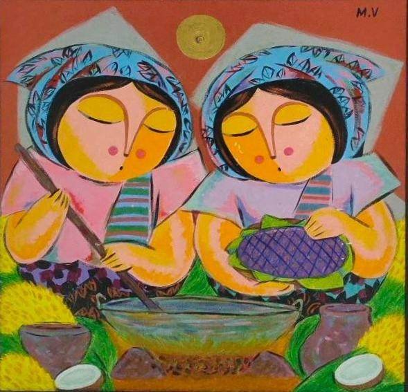 Kalamay na bigas by Monique Villaflores - Art Circle Gallery