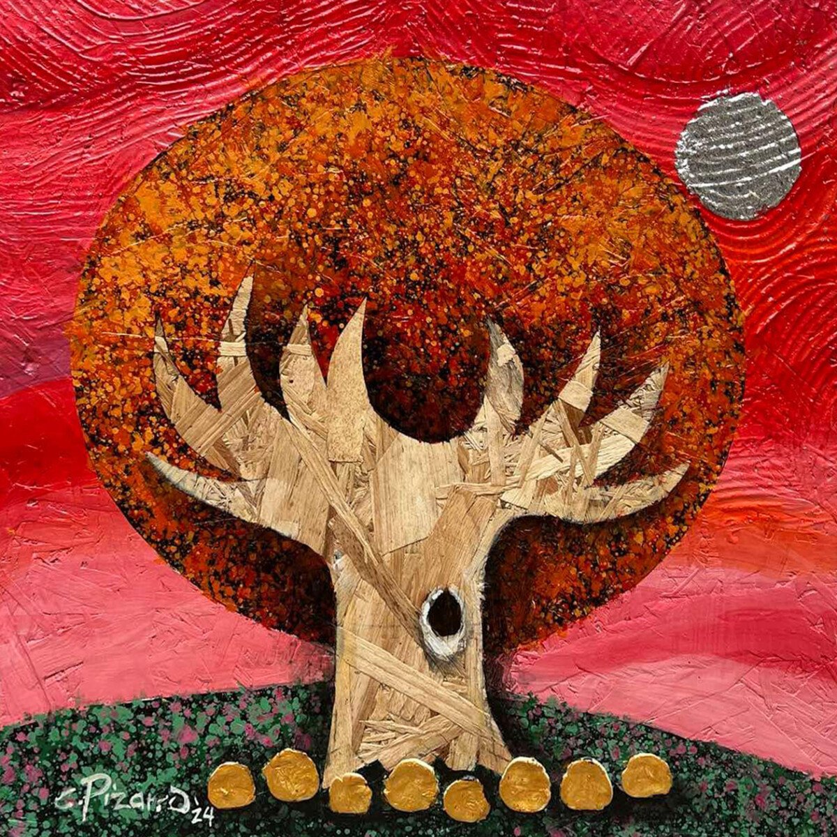 Crimson Horizon by Chris Pizarro - Art Circle Gallery