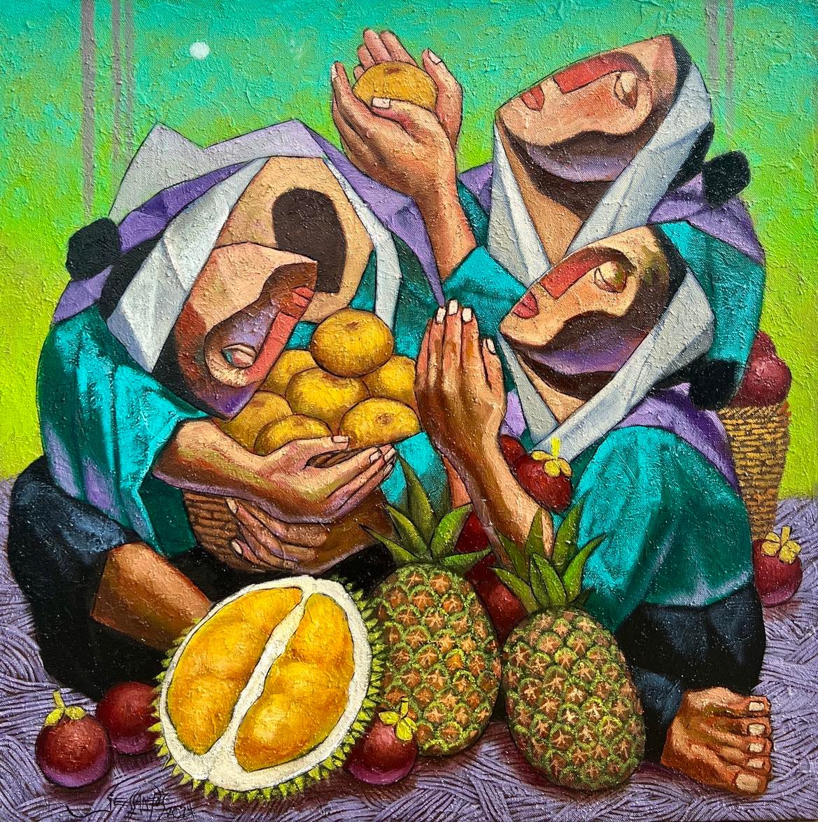 Harvest Blessings by Jess Santos - Art Circle Gallery