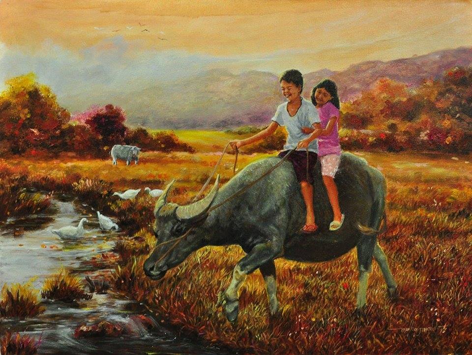 Siblings' Adventures by Melchor Bernaldo - Art Circle Gallery