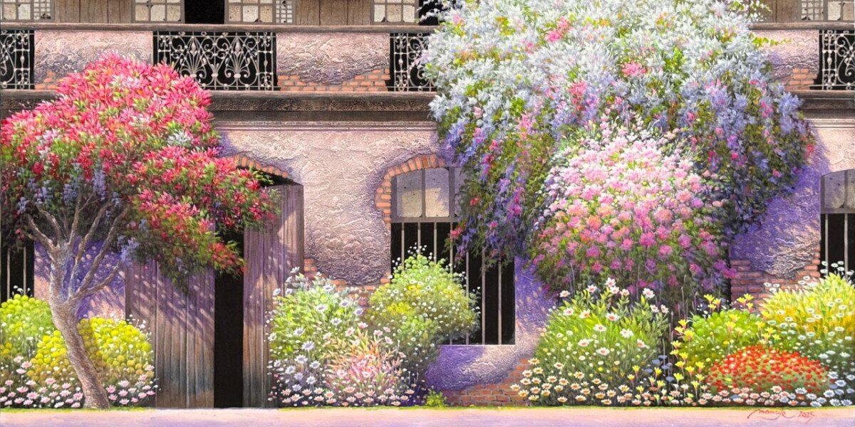 Shadows On Ancestral Walls by Larry Memije - Art Circle Gallery