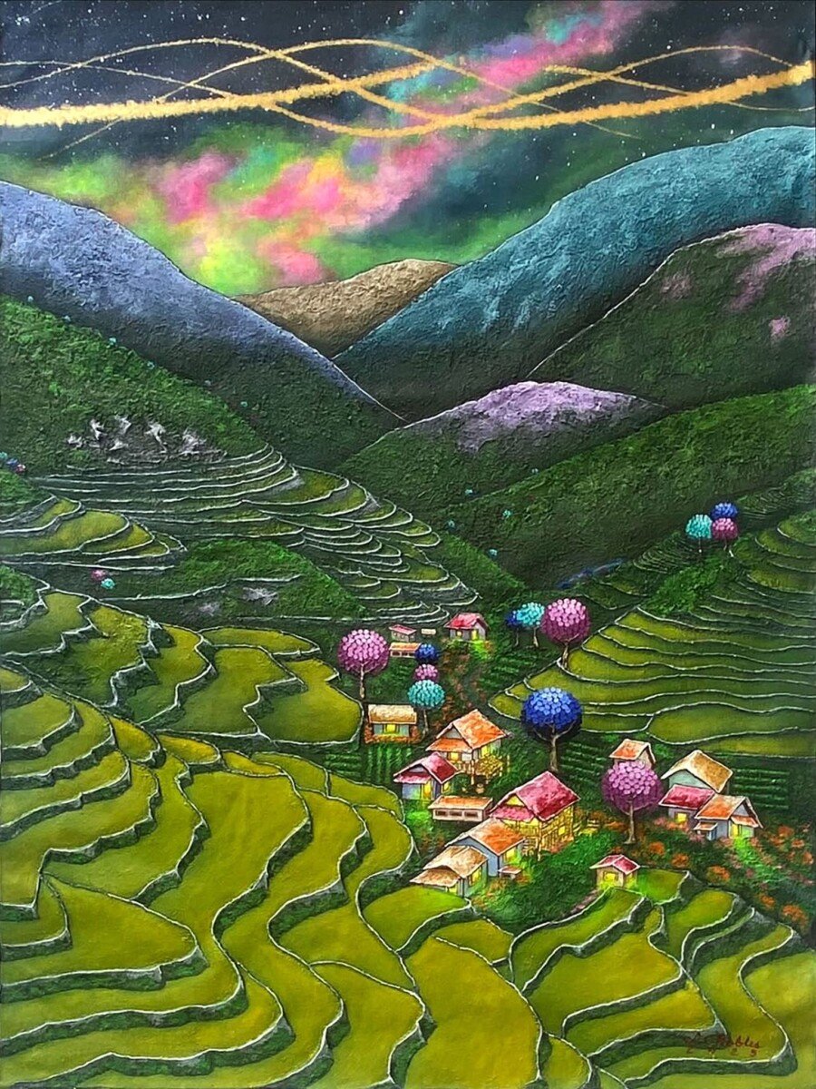 Terraced Enchantment by Leo Robles - Art Circle Gallery