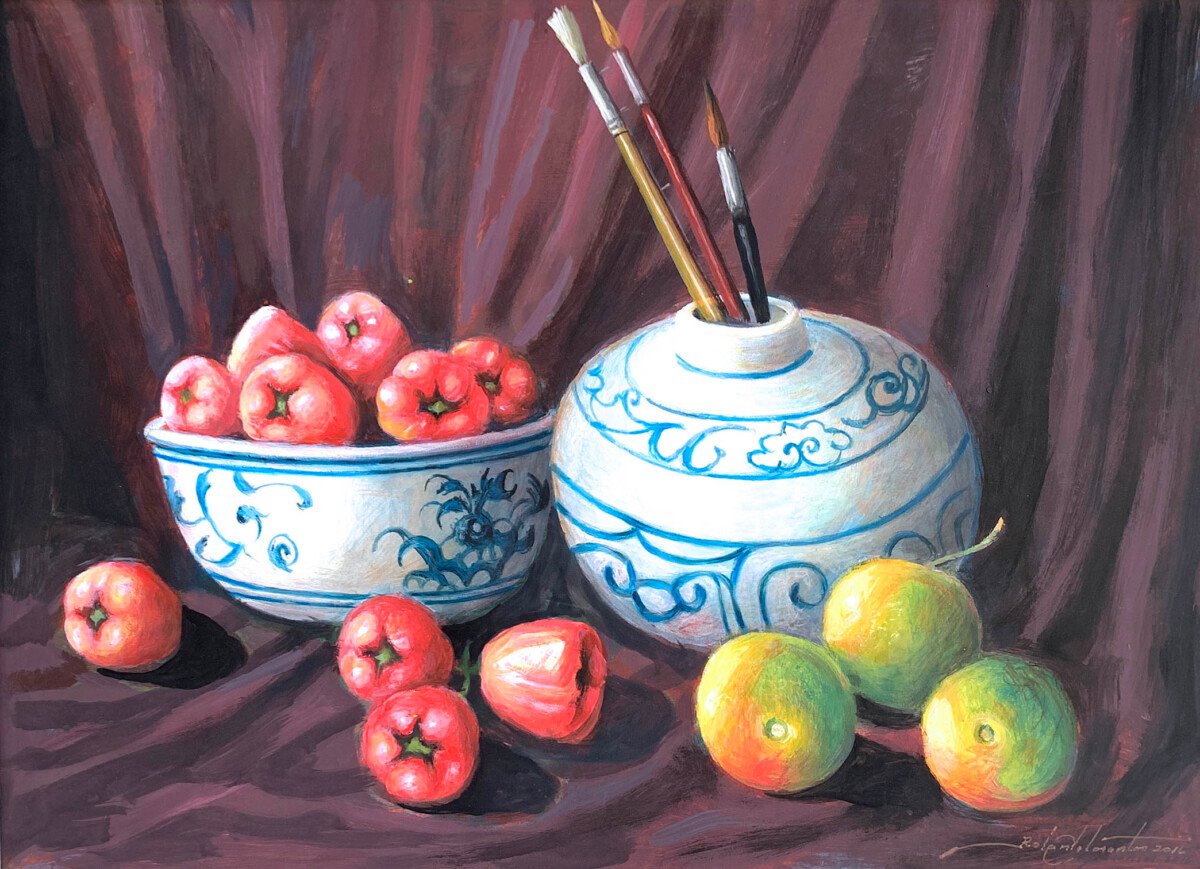 Fruitful Delft by Roland Delos Santos - Art Circle Gallery