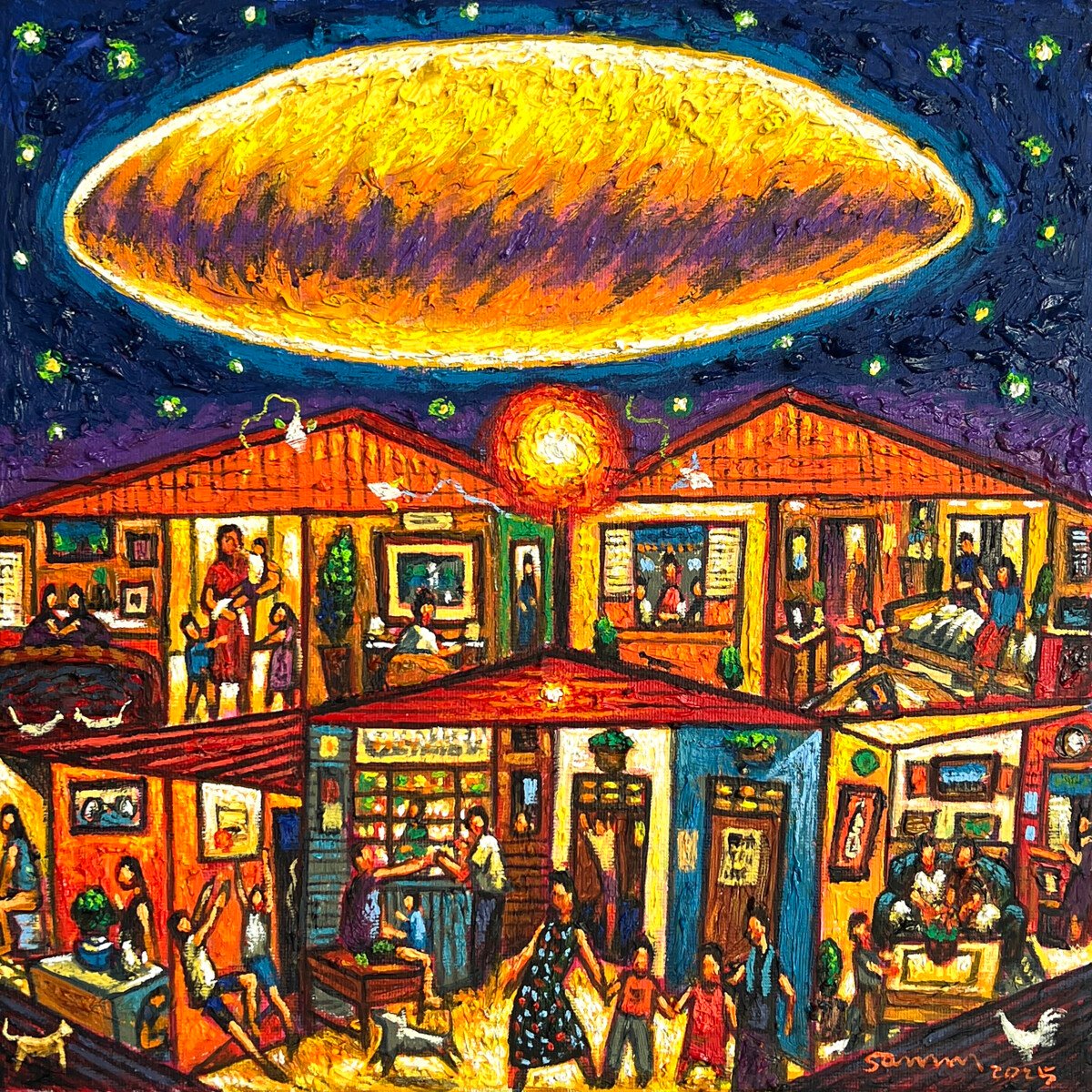 Lilim Sa Gabing Madillim by Jerson Samson - Art Circle Gallery