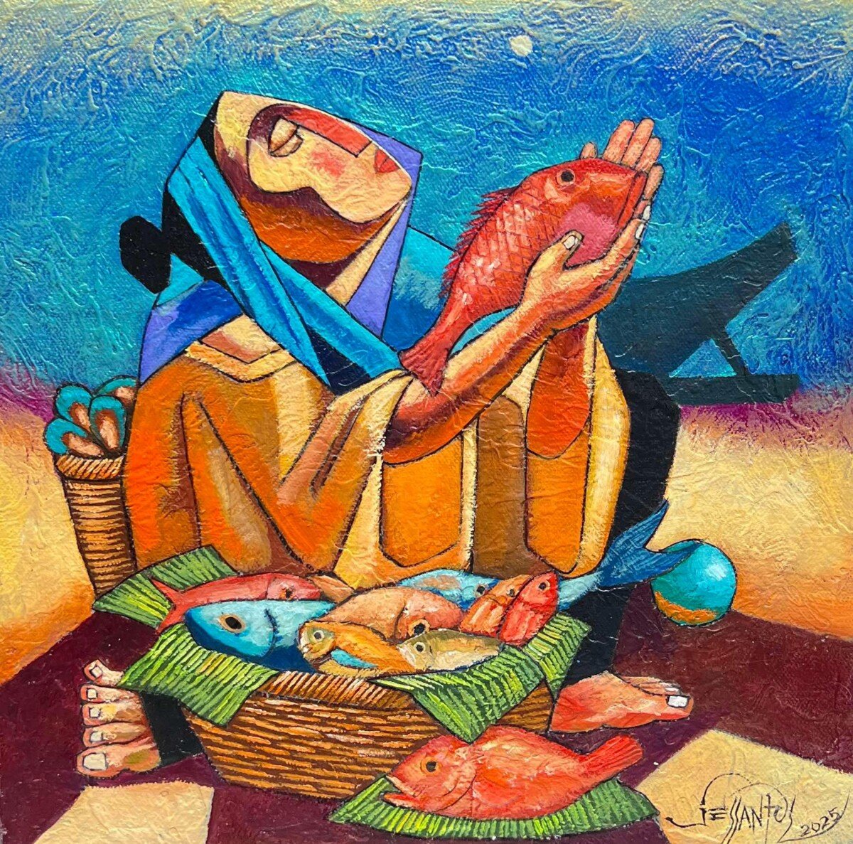 Bounty from the Sea by Jess Santos - Art Circle Gallery
