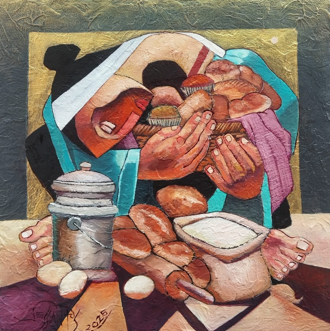 Plentiful Blessings by Jess Santos - Art Circle Gallery