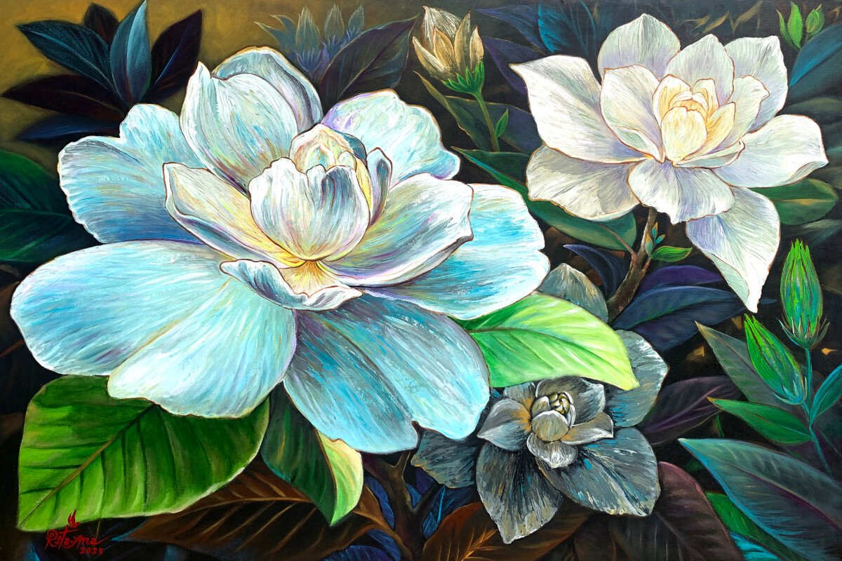 Rosal Flower by Roderick Sta. Ana - Art Circle Gallery