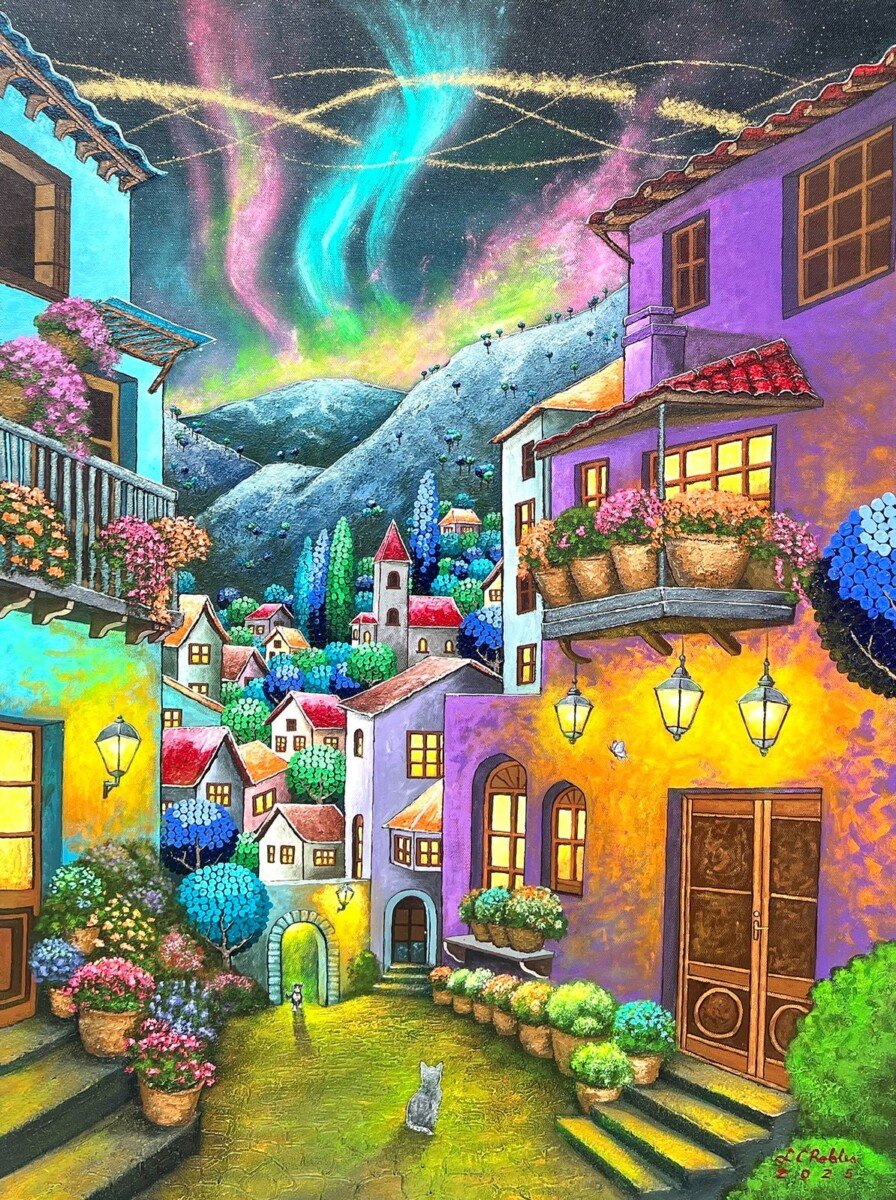 Whispers of the Lights by Leo Robles - Art Circle Gallery