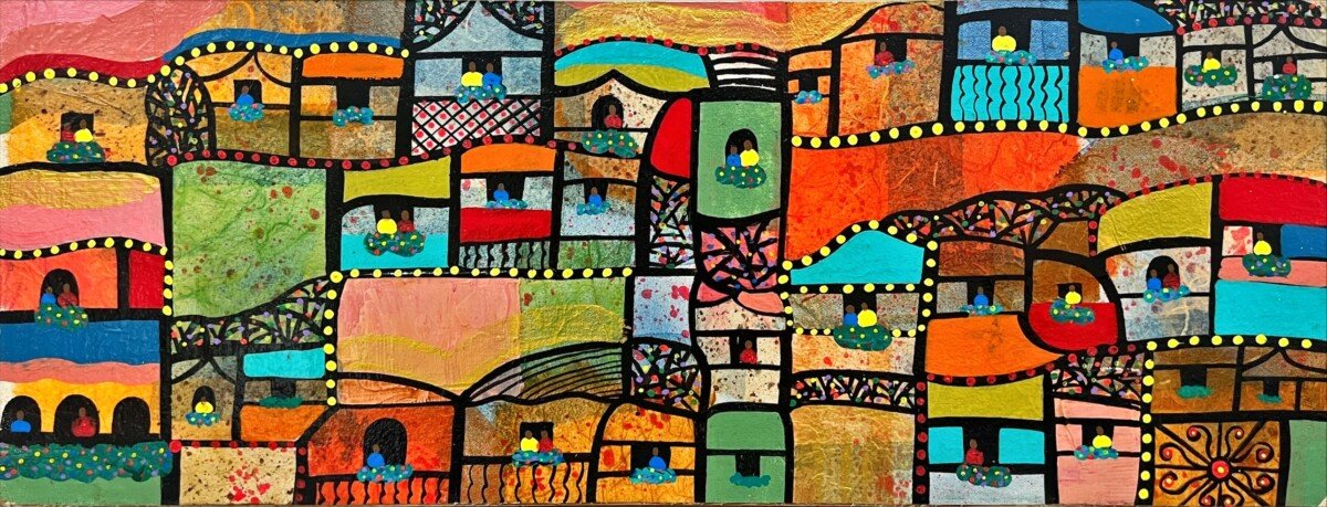 Ang Poblaciong Masaya at Masagana by Manuel Baldemor - Art Circle Gallery