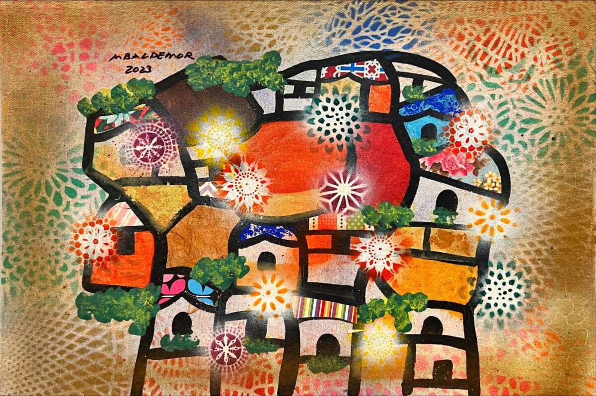 Light Over the Village by Manuel Baldemor - Art Circle Gallery