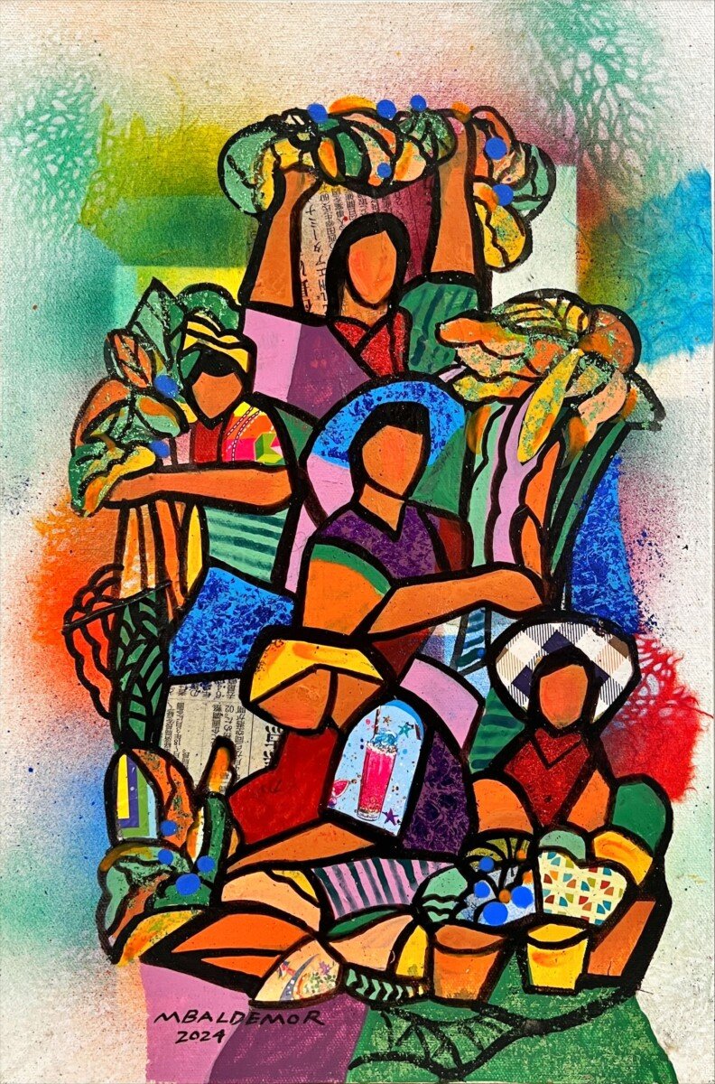 Masaya at Masaganang Buhay by Manuel Baldemor - Art Circle Gallery