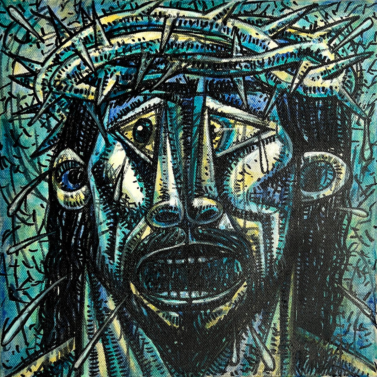 Sampung Mga Dasal at Panalangin VI by Jerson Samson - Art Circle Gallery