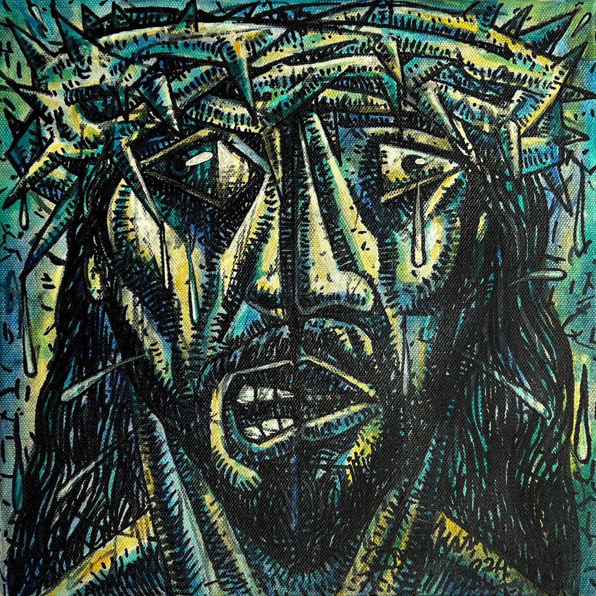 Sampung Mga Dasal at Panalangin VIII by Jerson Samson - Art Circle Gallery