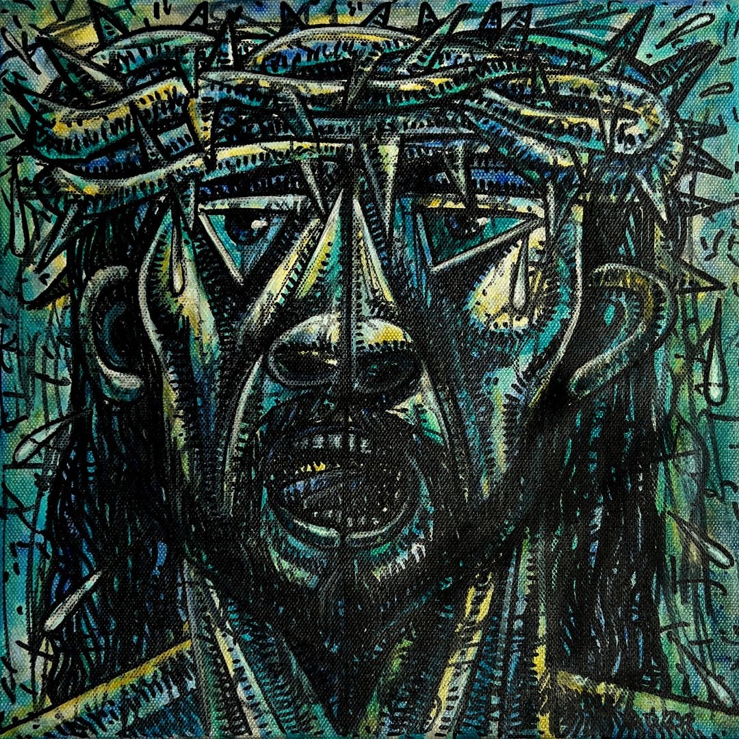 Sampung Mga Dasal at Panalangin X by Jerson Samson - Art Circle Gallery