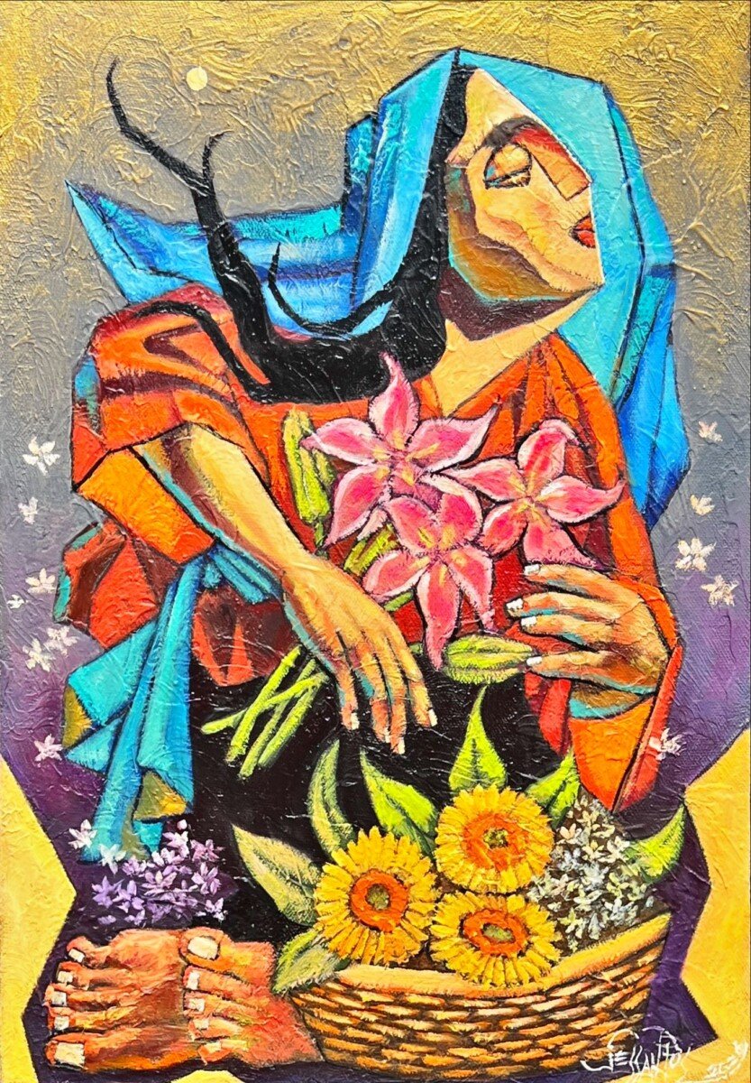 Petals of the Morning Sun by Jess Santos - Art Circle Gallery