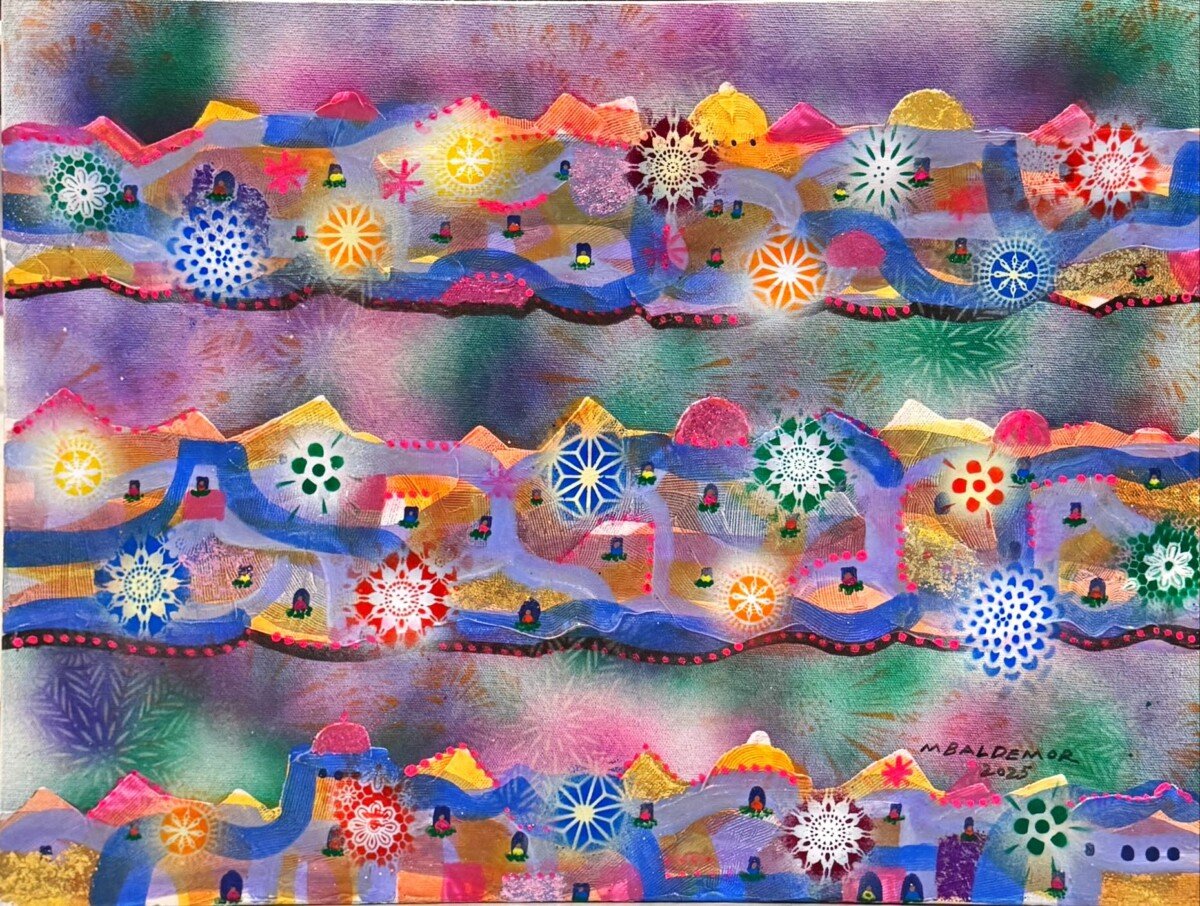 Kaligayahang Lubos sa Araw ng Pasko by Manuel Baldemor - Art Circle Gallery
