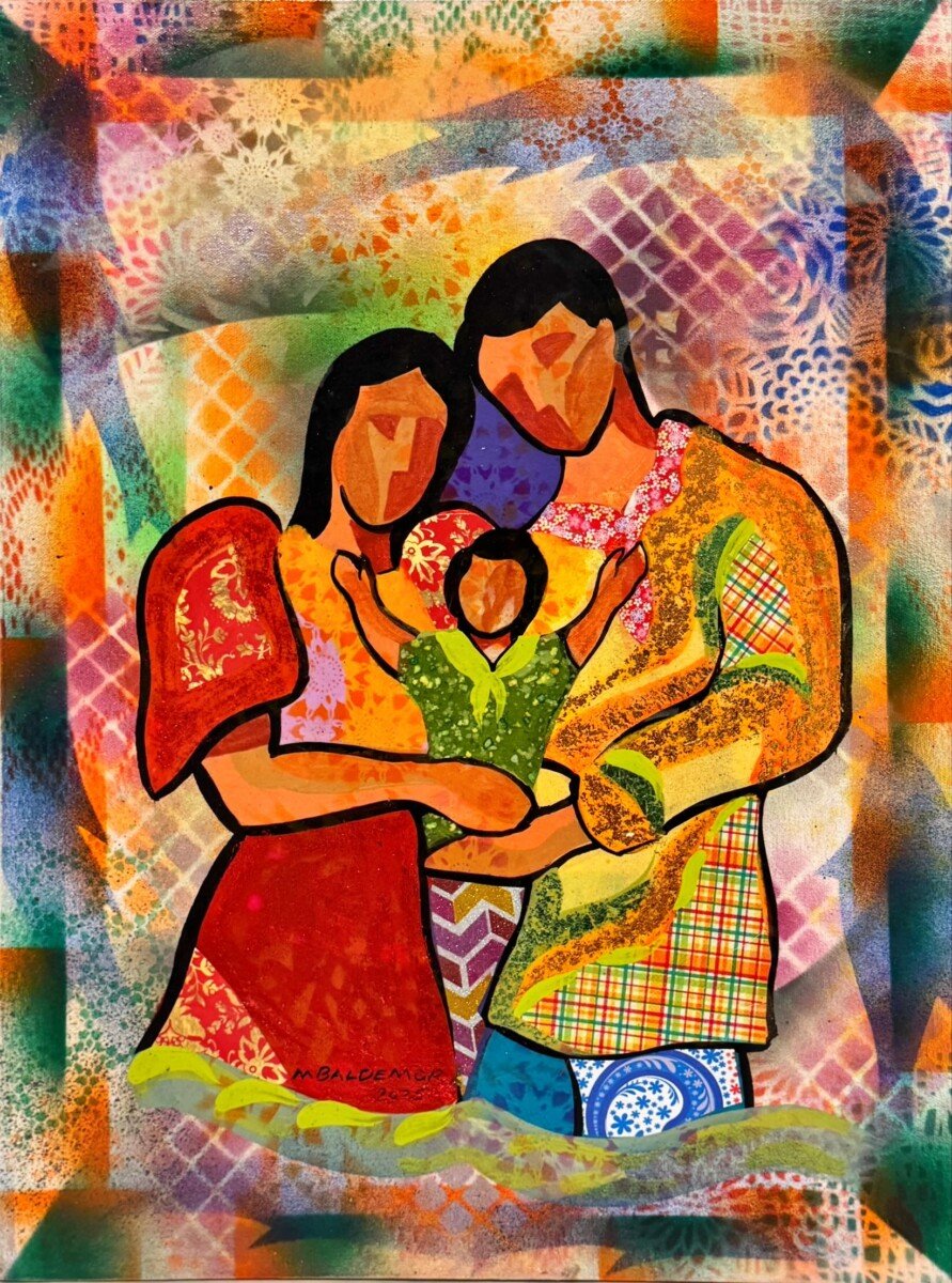 Pamilyang Pilipino by Manuel Baldemor - Art Circle Gallery