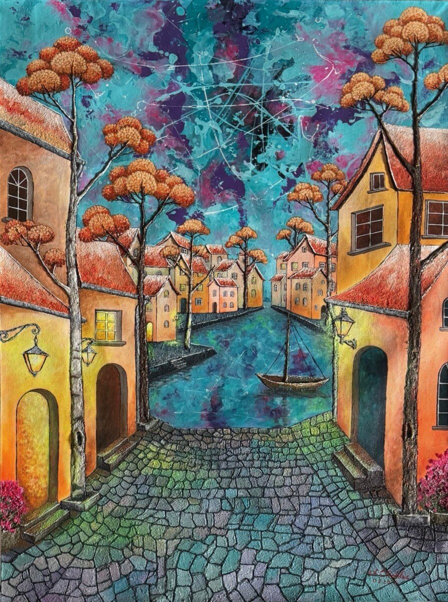 The Inner Harbor by Leo Robles - Art Circle Gallery